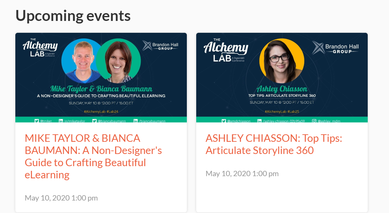 Tidbits from The Alchemy Lab’s Digital Learning and Development ...